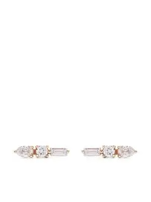 DANA REBECCA DESIGNS 14kt Yellow Alexa Jordyn Diamond Stud Earrings - Gold