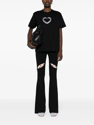 Junya Watanabe Graphic-heart Print T-shirt