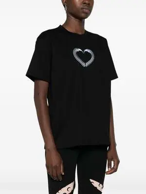 Junya Watanabe Graphic-heart Print T-shirt