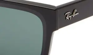 Ray-ban Warren 54mm Rectangular Sunglasses - Black