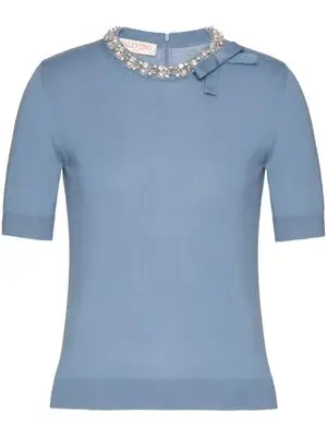 Valentino Garavani Short Sleeve Sweaters For Women