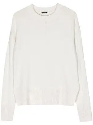 JOSEPH Crew-neck Silk-blend Jumper