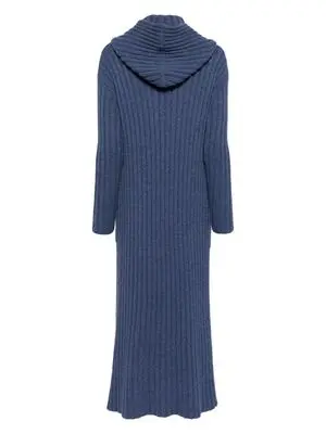 TEDDY CASHMERE Chunky-knit Cashmere Cardigan - Blue
