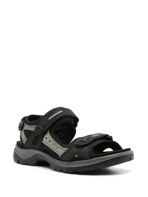 Ecco Offroad Touch-strap Sandals - Black