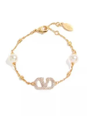 Valentino Garavani Vlogo Signature Chain Bracelet - Gold