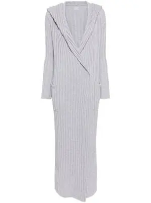 TEDDY CASHMERE Amalfi Chunky-knit Cashmere Cardigan - Grey