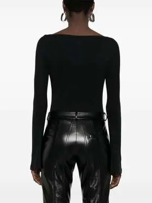 COURREGES Cut-out Bodysuit - Black