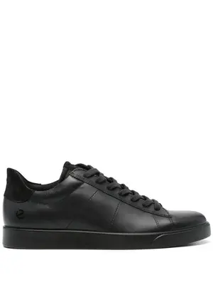 Ecco Lite M Leather Sneakers - Black