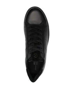 Ecco Lite M Leather Sneakers - Black