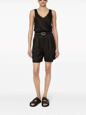 ANINE BING Carrie Pleated Shorts
