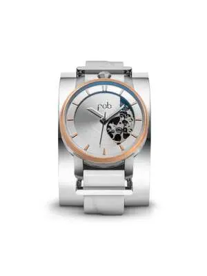 FOB PARIS R360 Aura 36mm Cuff Watch - Silver