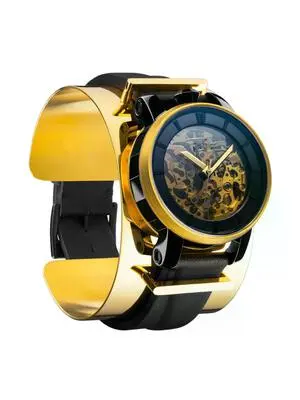 FOB PARIS R360 36mm Gold-tone Cuff Watch
