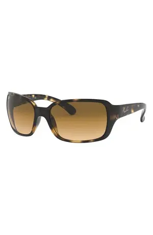 Ray-ban 60mm Gradient Rectangular Sunglasses