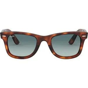Ray-ban 50mm Wayfarer Ease Gradient Sunglasses - Red Havana