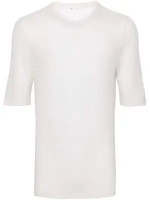 AMI Paris Semi-sheer Lyocell T-shirt