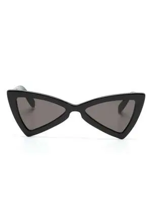 Saint Laurent Geometric Sunglasses - Black