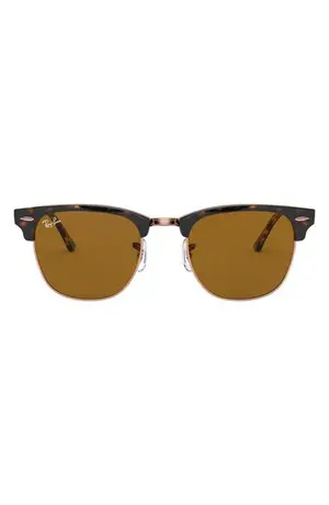 Ray-ban Ray-Ban Clubmaster 51mm Sunglasses Shiny Havana/brown