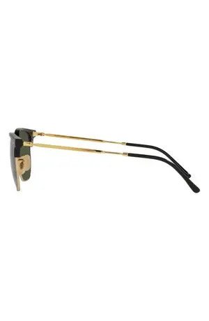 Ray-ban Clubmaster 51mm Irregular Sunglasses - Black