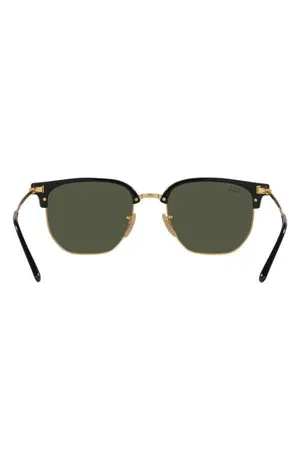 Ray-ban Clubmaster 51mm Irregular Sunglasses - Black