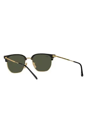 Ray-ban Clubmaster 51mm Irregular Sunglasses - Black