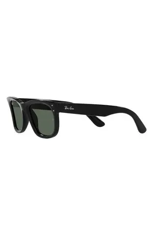 Ray-ban Reverse Wayfarer Square Sunglasses - Black