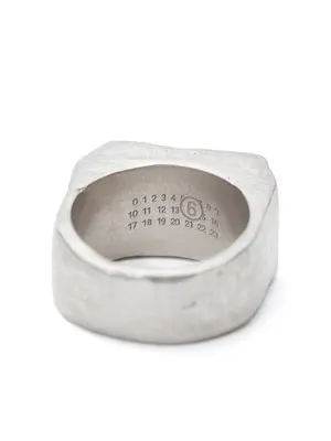 MAISON MARGIELA Numbers Motif Ring - Silver