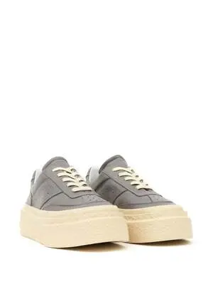 MAISON MARGIELA Gambetta Leather Sneakers - Grey