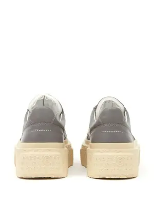 MAISON MARGIELA Gambetta Leather Sneakers - Grey
