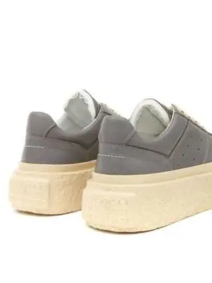 MAISON MARGIELA Gambetta Leather Sneakers - Grey