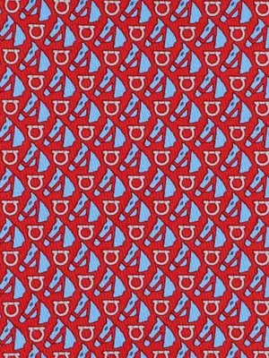 FERRAGAMO Silk Neck Tie - Red