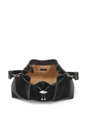 JIMMY CHOO Cinch Leather Shoulder Bag