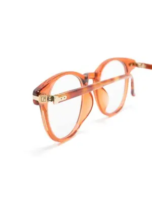 Linda Farrow Bay Round-frame Glasses