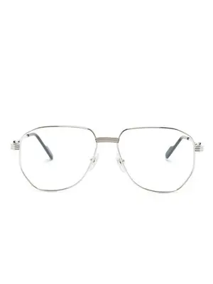 CARTIER Pilot-frame Glasses - Black