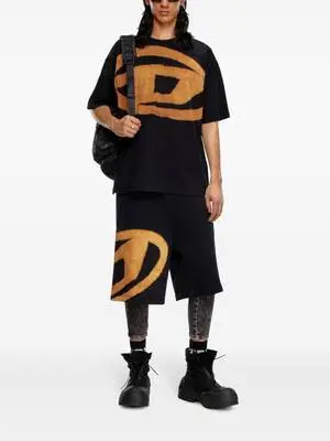 DIESEL T-boxt-bleach Logo-print T-shirt