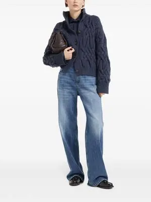 Brunello Cucinelli Stretch-silk Shirt - Blue