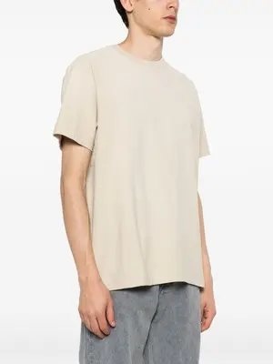 PURPLE BRAND Rubberised-logo Cotton T-shirt