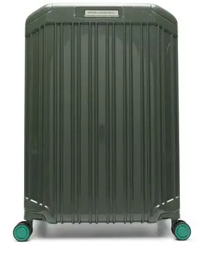 PIQUADRO Medium Four-wheel Suitcase - Green