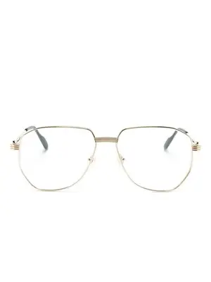 CARTIER Pilot Frame Glasses - Gold
