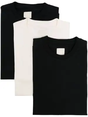 Emporio Armani Logo-patch Cotton T-shirts