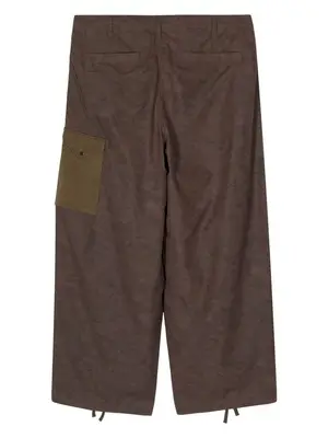 TEN C Camouflage-print Trousers - Brown