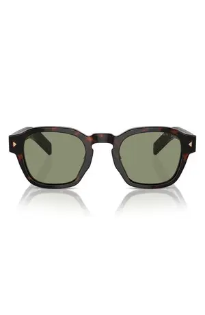 Prada 53mm Polarized Phantos Sunglasses - Green
