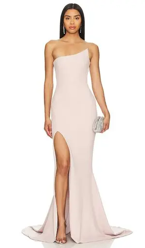 Nude One Shoulder Gowns