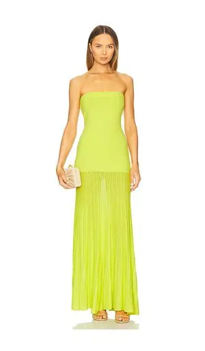 Line & Dot Arlo Tube Dress - Lime