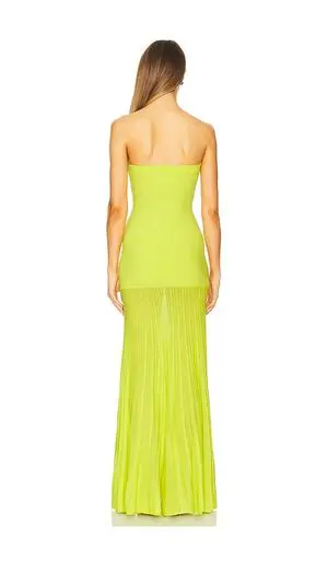 Line & Dot Arlo Tube Dress - Lime