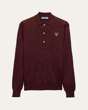 Prada Logo Polos For Men