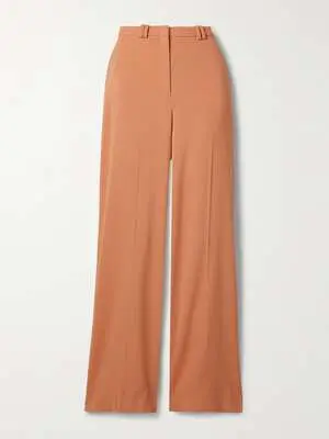 Another Tomorrow Net Sustain Crepe Wide-leg Pants