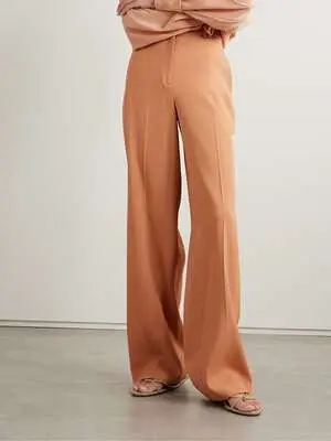 Another Tomorrow Net Sustain Crepe Wide-leg Pants