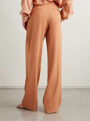 Another Tomorrow Net Sustain Crepe Wide-leg Pants
