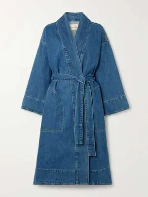 Mara Hoffman Adrian Belted Organic Denim Coat