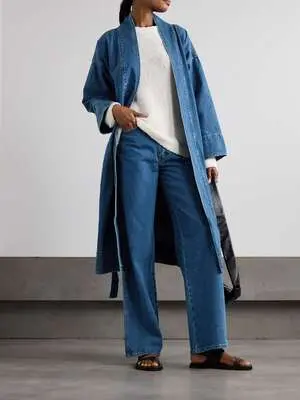 Mara Hoffman Adrian Belted Organic Denim Coat